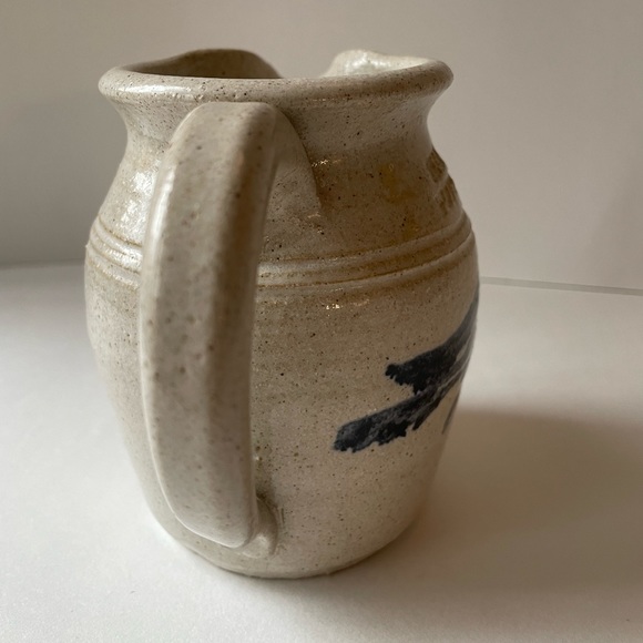Art | Vintage Mahon Pottery Pitcher With Blue Bird | Poshmark